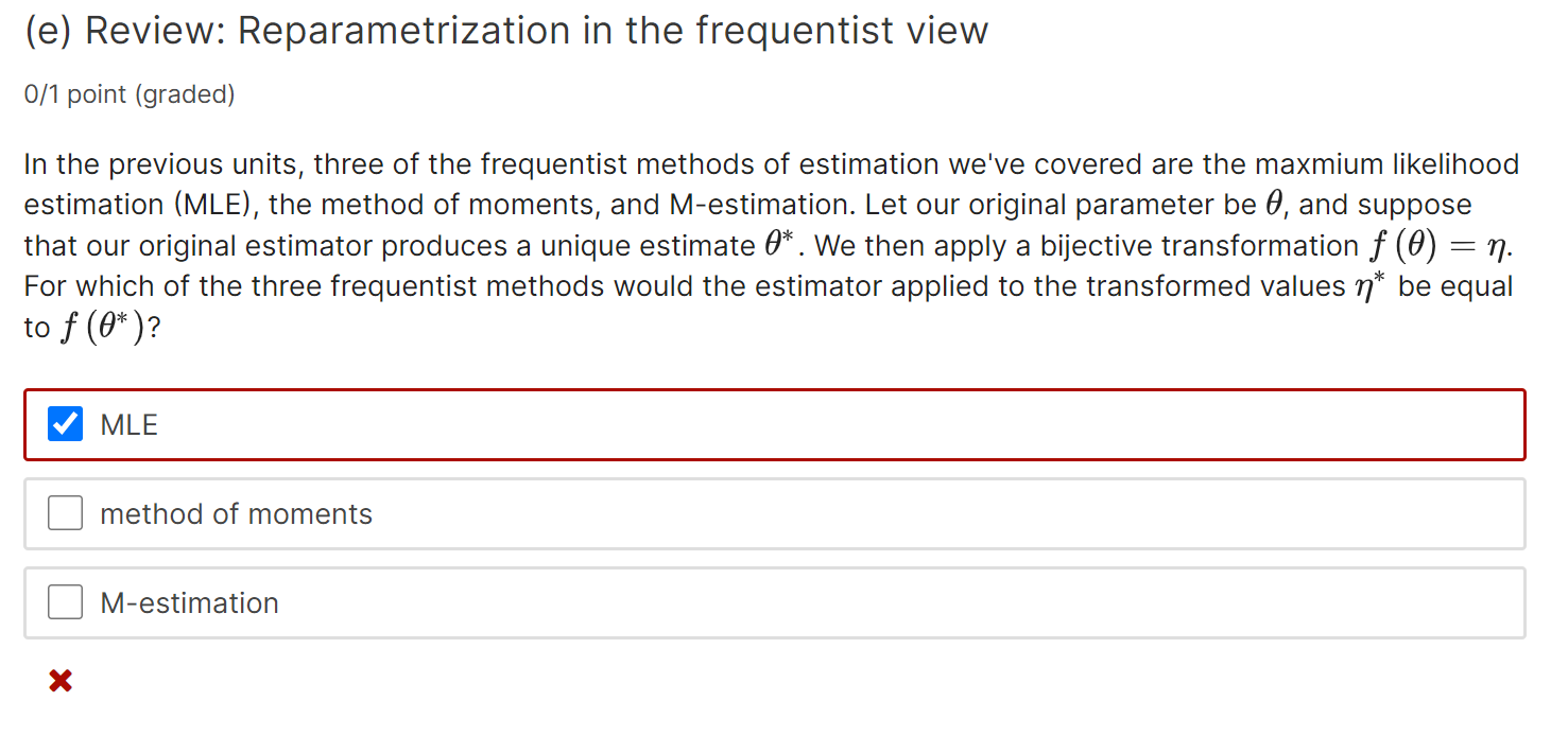 (e) Review Reparametrization in the | StudyX