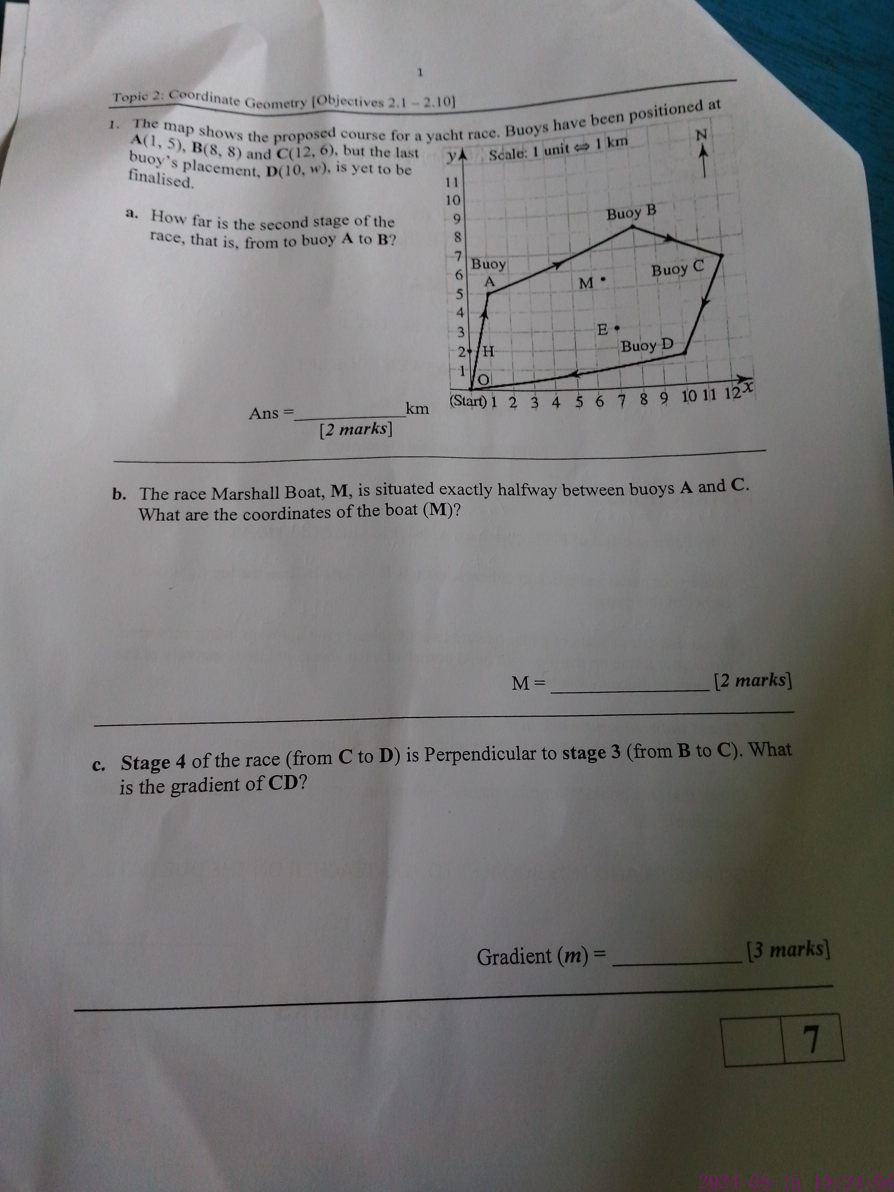 1 Topic 2 Coordinate Geometry Objectives | StudyX