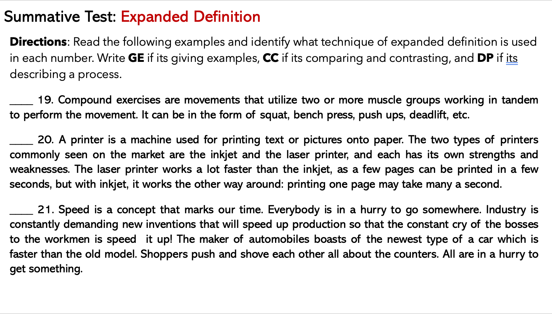 Summative Test Expanded Definition | StudyX