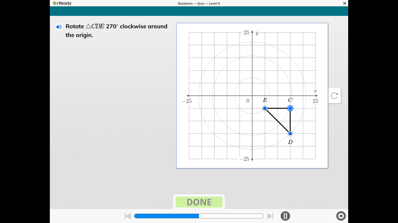 i-Ready Rotations - Quiz - Level H Rotate | StudyX