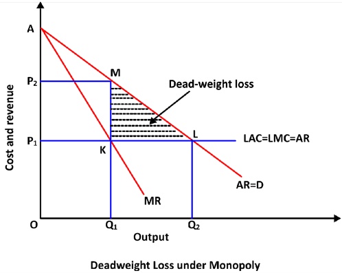 Deadweight Loss under Monopoly What39s this | StudyX