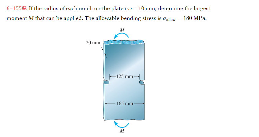 6-155 If the radius of each notch on the | StudyX