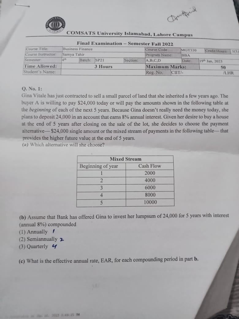 COMSATS University Islamabad Lahore | StudyX