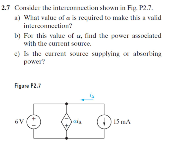 27 Consider the interconnection shown in Fig