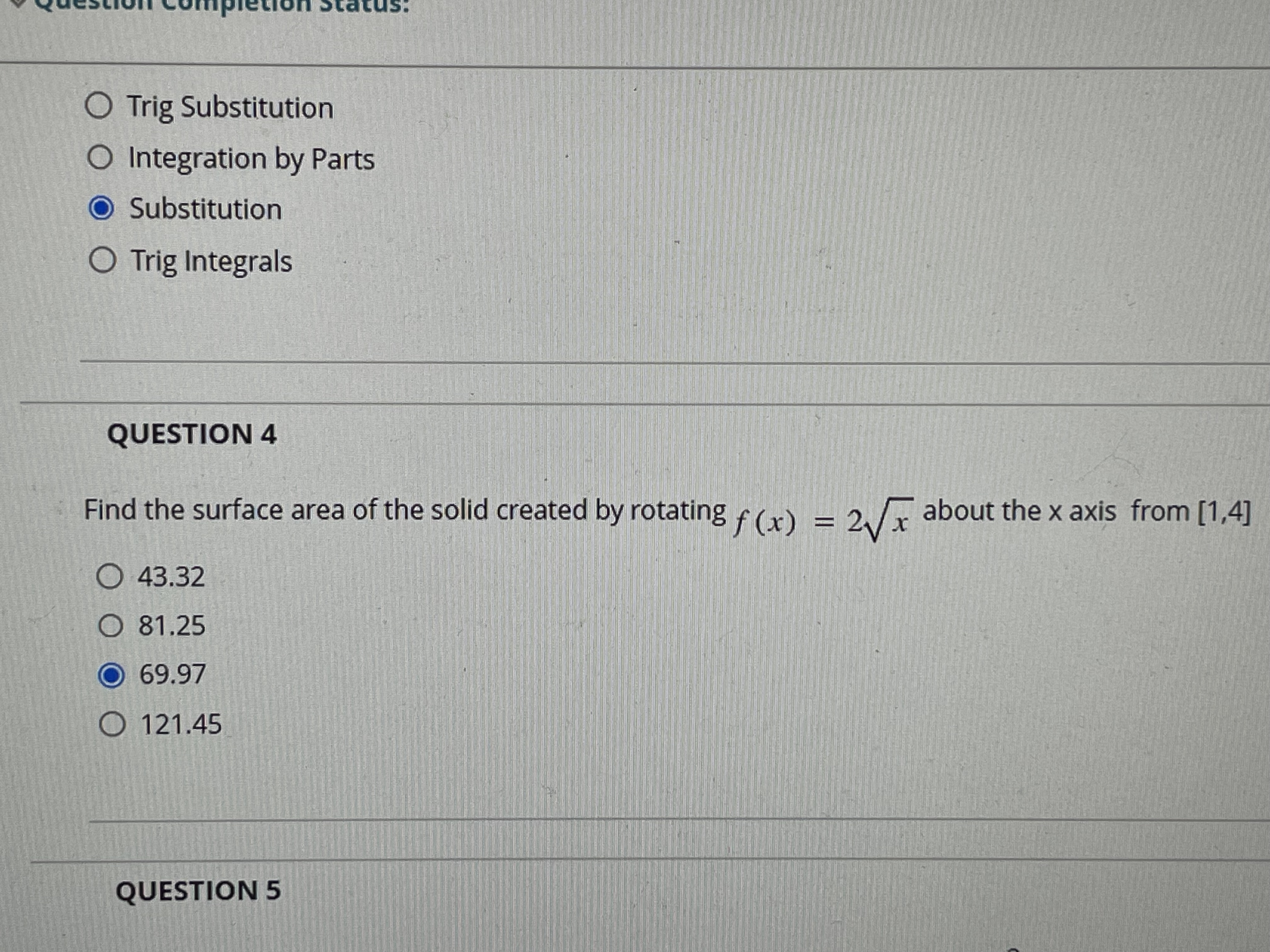 Trig Substitution Integration by Parts | StudyX