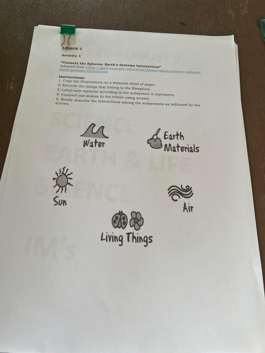 LESSON 2 Activity 1 Connect the Spheres | StudyX