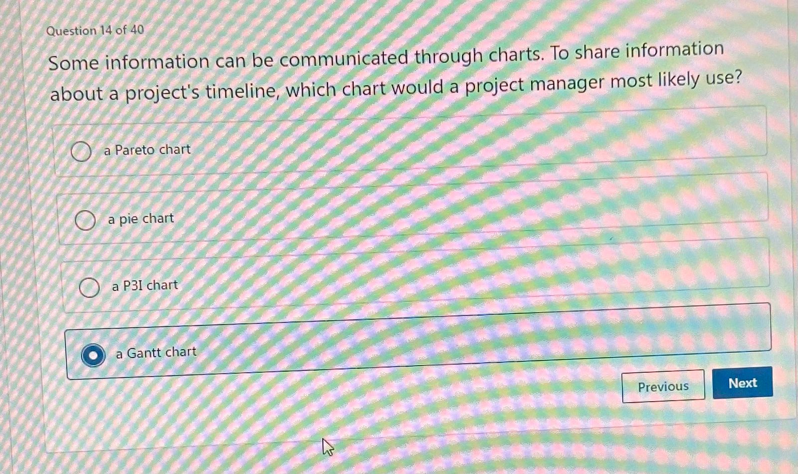 Question 14 of 40 Some information can be | StudyX