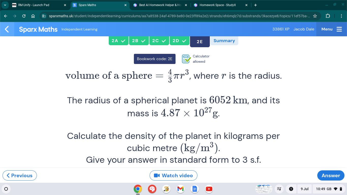 Sparx Maths Independent Learning 2A 2B 2C | StudyX