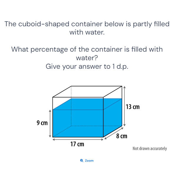 The cuboid-shaped container below is partly | StudyX