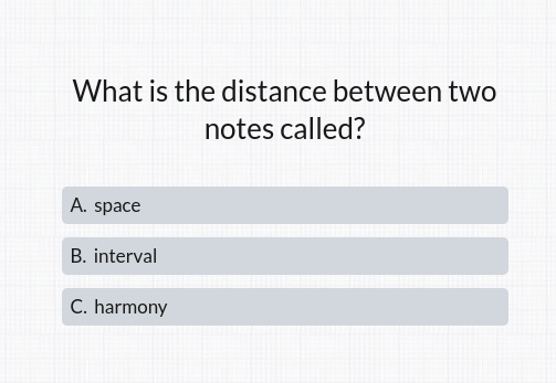 What is the distance between two notes | StudyX