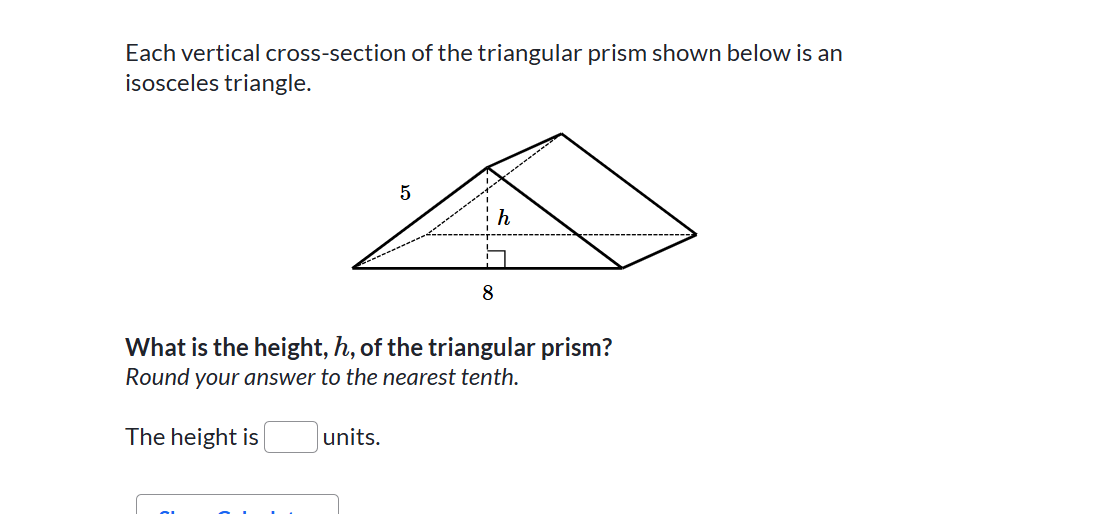 Each vertical cross-section of the | StudyX