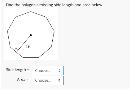 Find the polygons missing side length and | StudyX