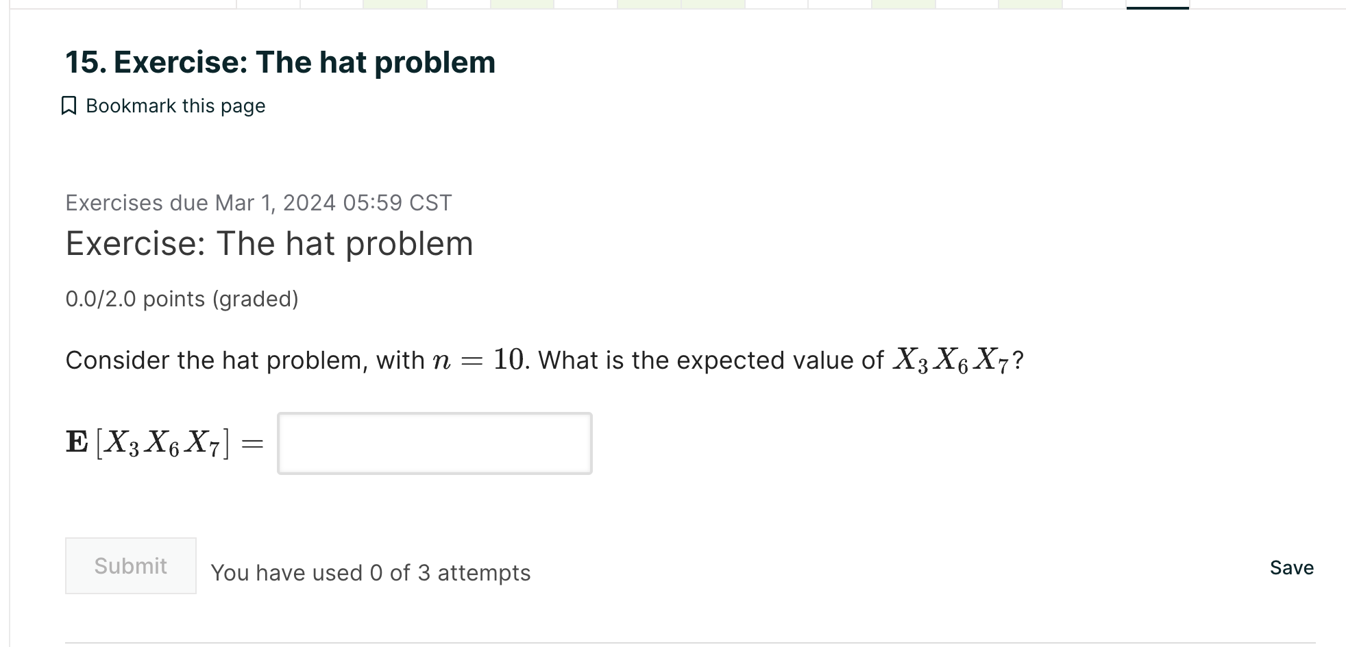 15 Exercise The hat problem Bookmark this | StudyX