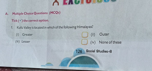 A Multiple Choice Questions (MCQs) Tick () | StudyX
