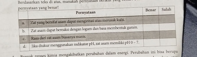 Berdasarkan teks di atas manakah pernyataan | StudyX