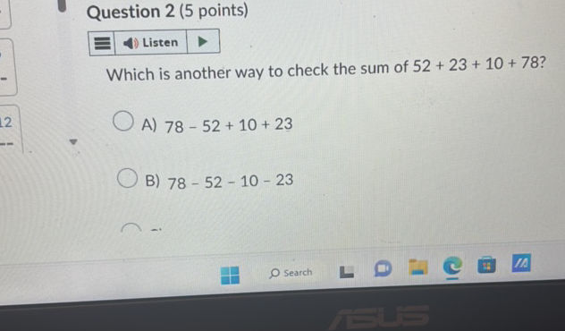 Question 2 (5 points) Which is another way | StudyX
