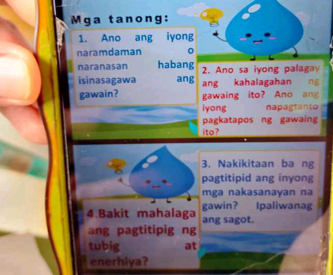 Mga tanong 1 Ano ang iyong naramdaman o | StudyX