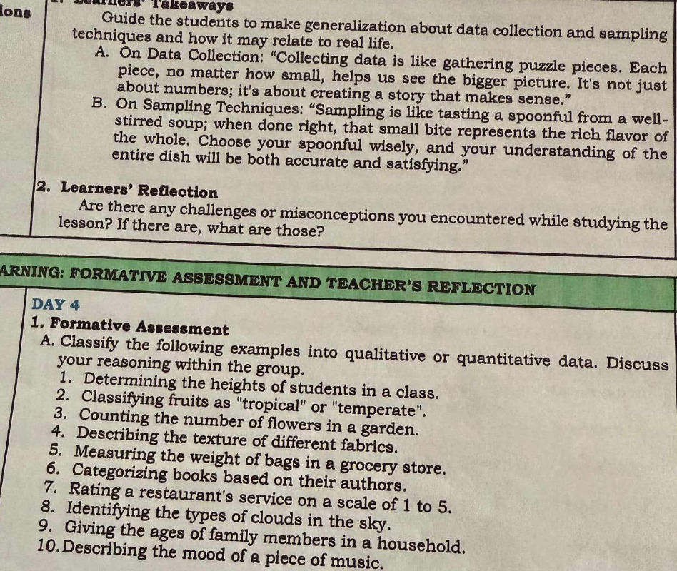 Guide the students to make generalization | StudyX