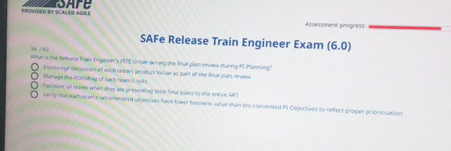 What is the Release Train Engineers (RTEs) | StudyX
