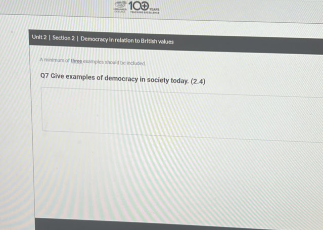 Unit 2 Section 2 Democracy in relation to