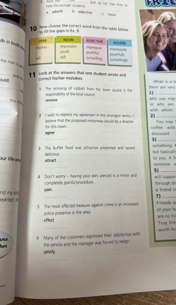 10 Now choose the correct word from the | StudyX