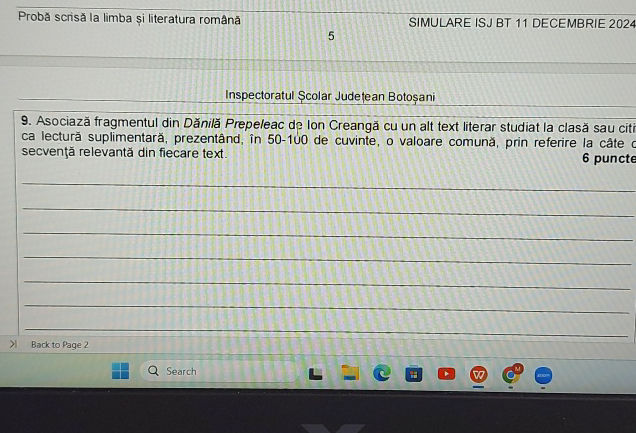 9 Asociaz fragmentul din Dnil Prepeleac de