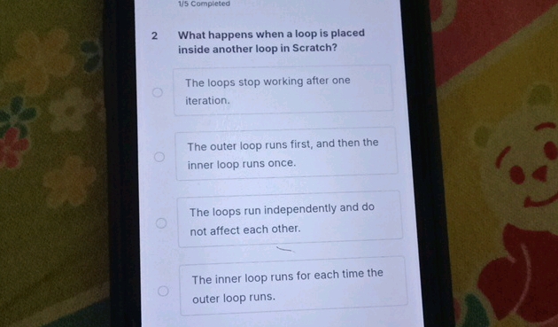 2 What happens when a loop is placed inside | StudyX