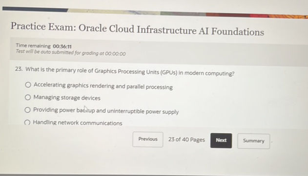 23 What is the primary role of Graphics | StudyX