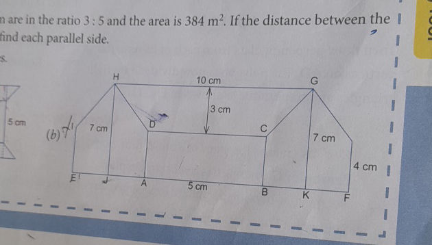 The parallel sides of a trapezium are in the | StudyX