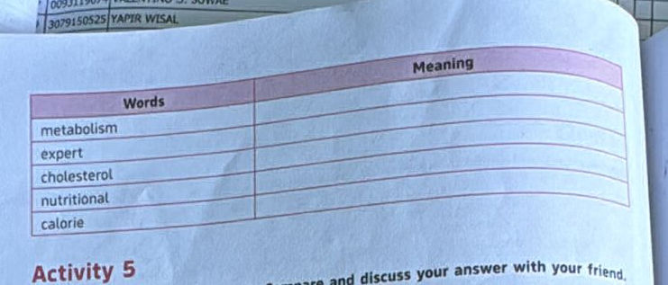 Words metabolism expert cholestrol | StudyX