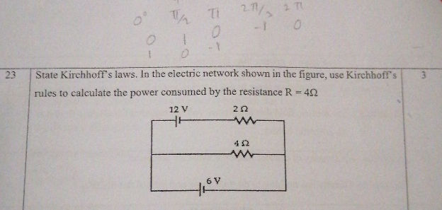 State Kirchhoffs laws In the electric | StudyX
