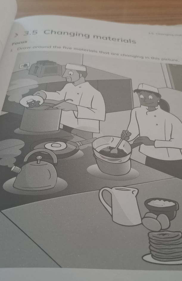 35 Changing materials Focus 1 Draw around | StudyX