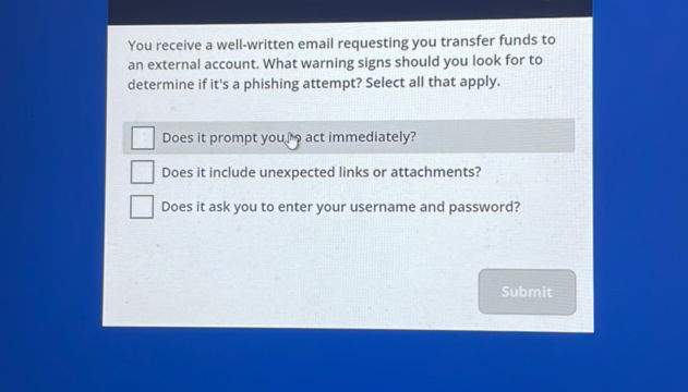 You receive a well-written email requesting
