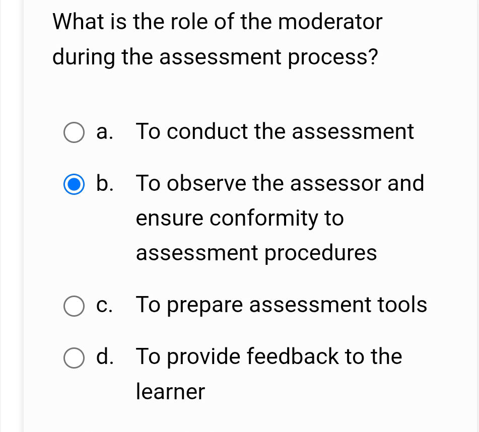 What is the role of the moderator during the | StudyX