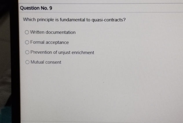 Question No 9 Which principle is fundamental | StudyX
