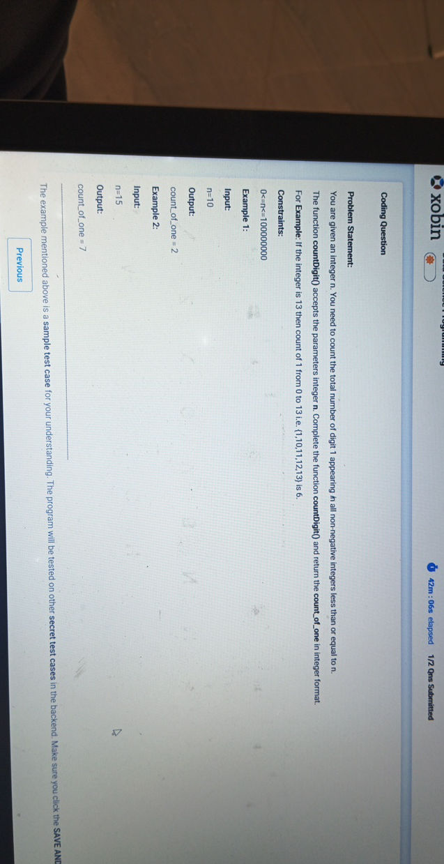 You are given an integer n You need to count | StudyX