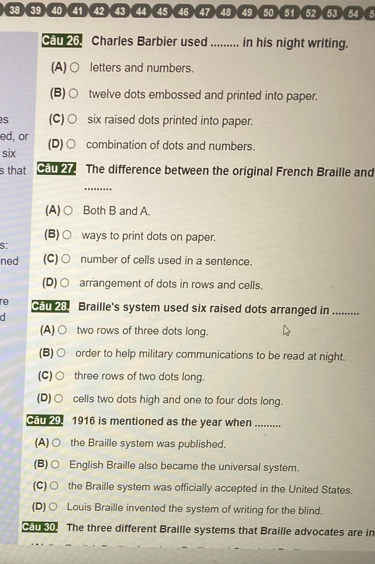 Cu 26 Charles Barbier used in his night | StudyX