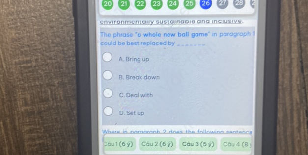 The phrase a whole new ball game in