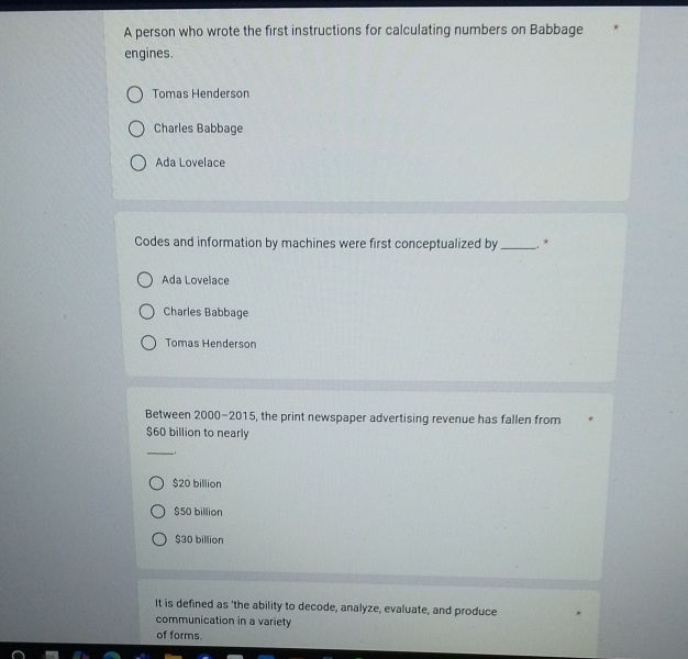 A person who wrote the first instructions | StudyX