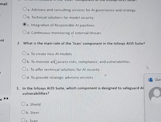 1 What is included in the Steer component of | StudyX