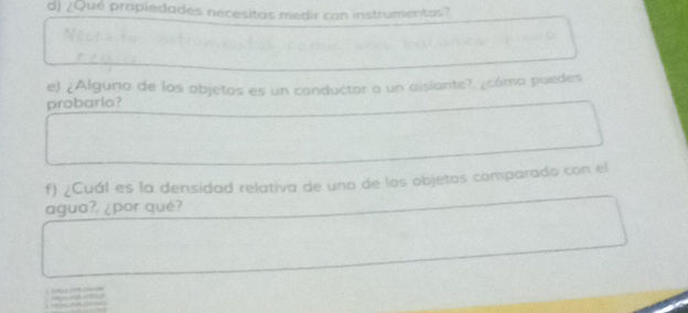d) Qu propiedades necesitas medir con | StudyX