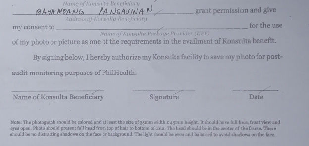 Name of Konsulta Beneficiary BAYAM DANG | StudyX