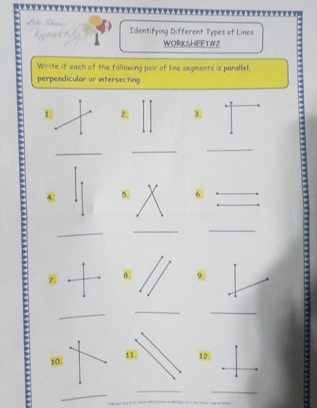 Identifying Different Types of Lines | StudyX