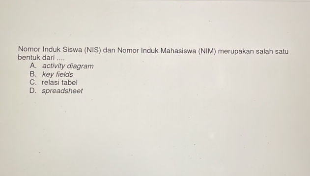 Nomor Induk Siswa (NIS) dan Nomor Induk | StudyX