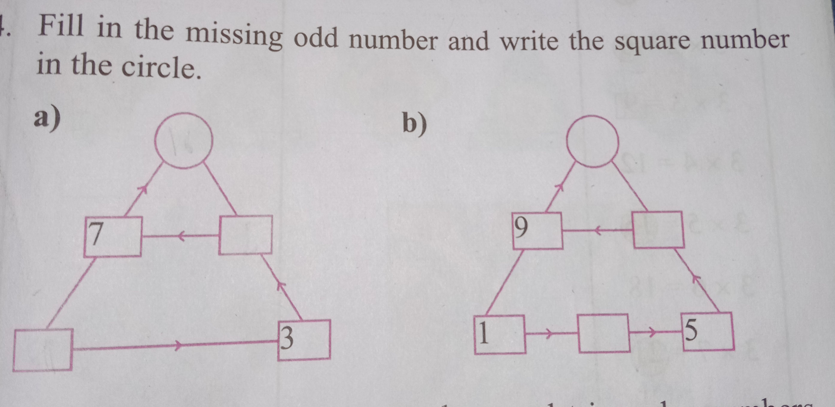 1 Fill in the missing odd number and write | StudyX