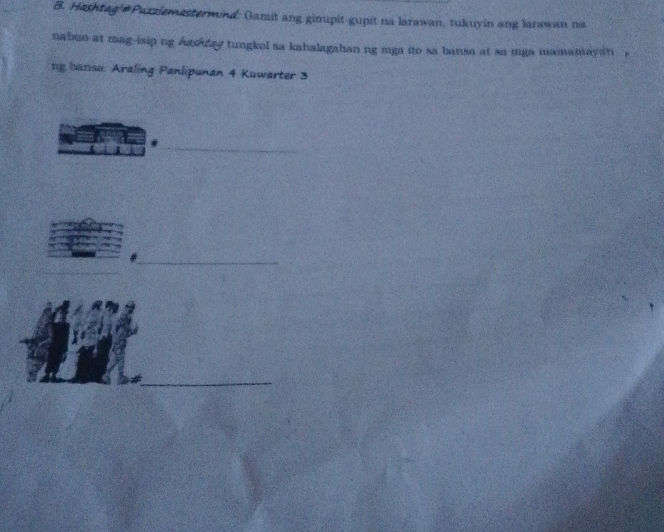 8 Hashtag Puzzlemastermind Gamit ang ginupit | StudyX