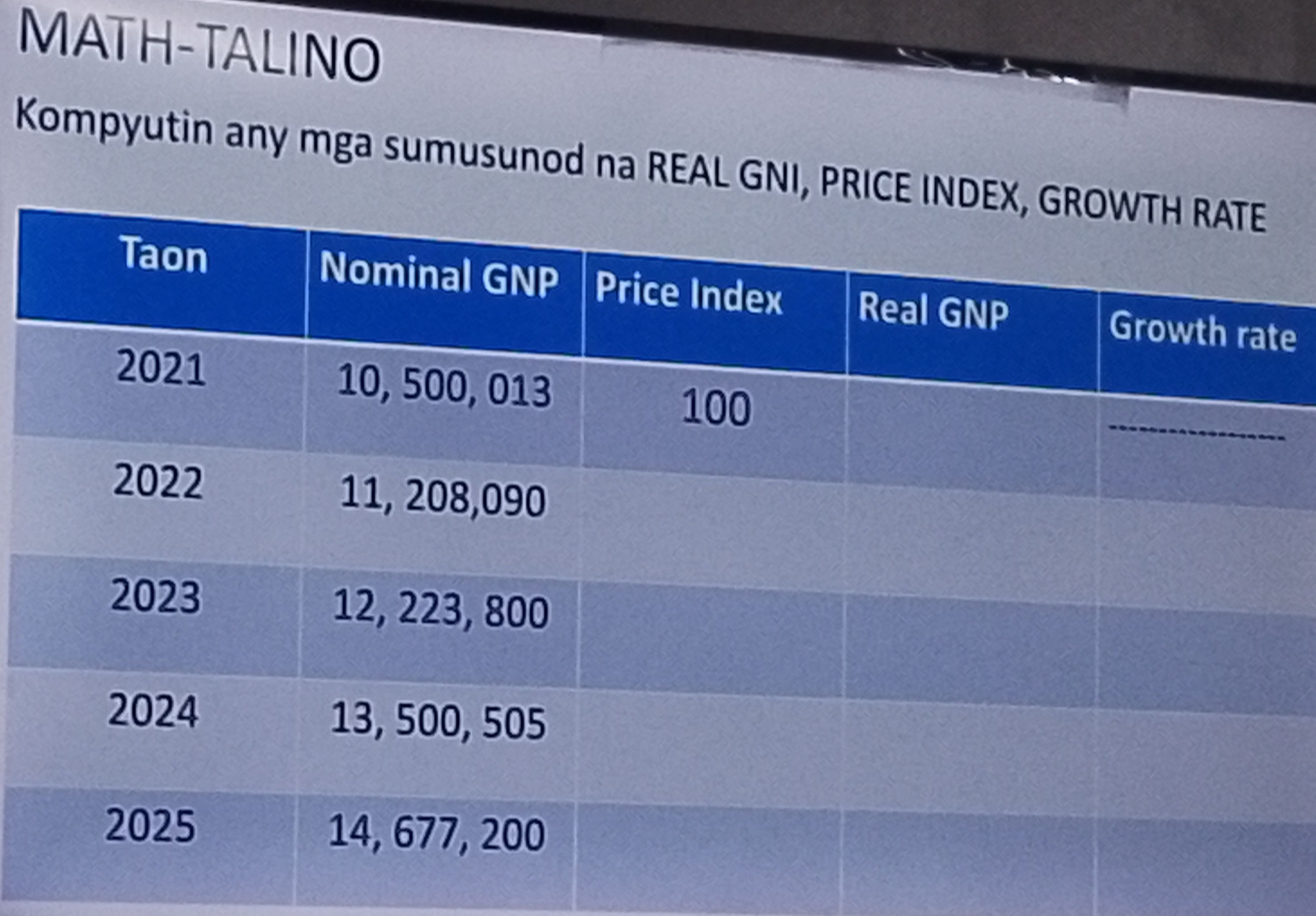 MATH-TALINO Kompyutin any mga sumusunod na | StudyX