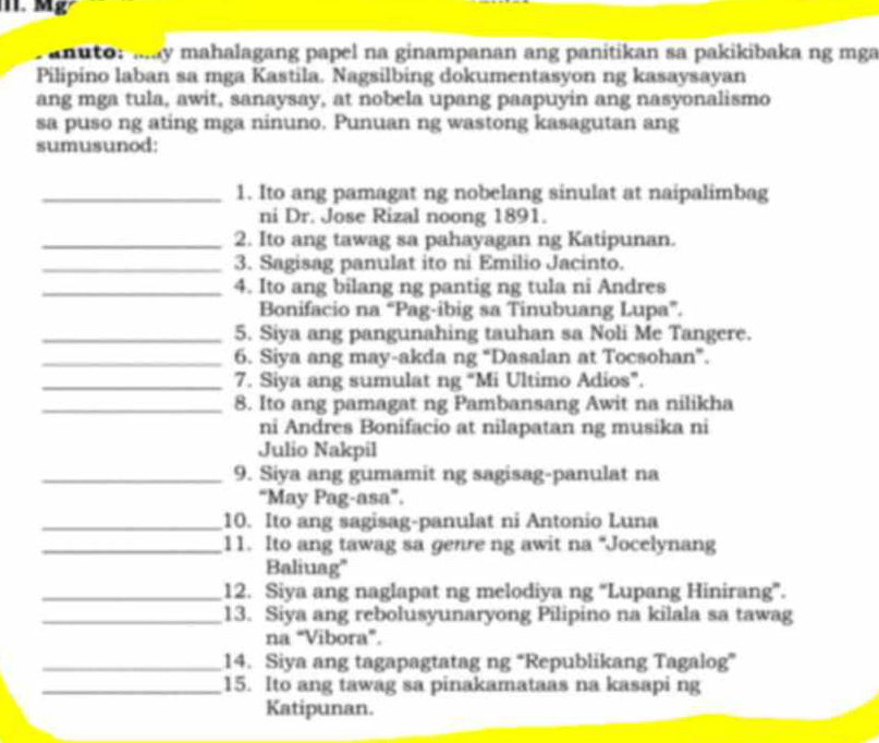 nuto ay mahalagang papel na ginampanan ang | StudyX