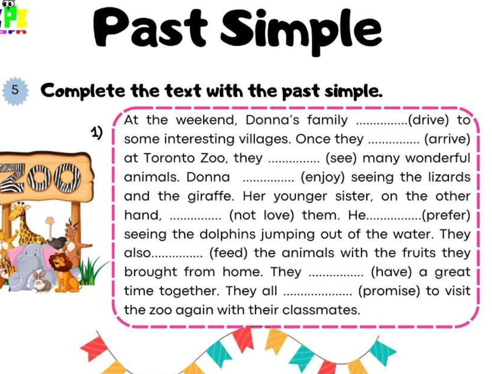 Past Simple Complete the text with the past | StudyX