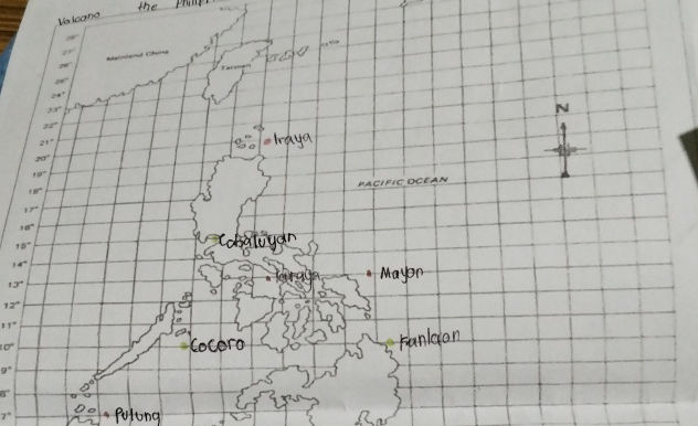 A hand-drawn map of the Philippines showing | StudyX